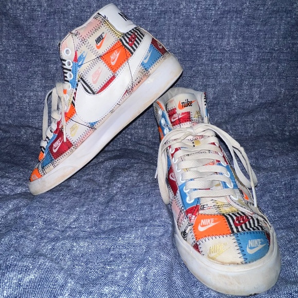 Nike | Shoes | Nike Blazer Patchwork Rare Find | Poshmark